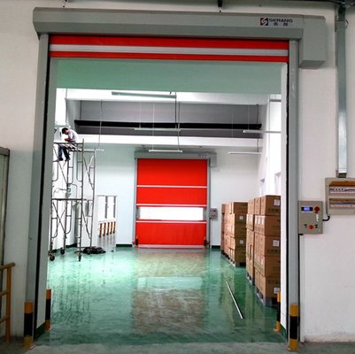 Industrial Automatic PVC Fabric Plastic Rapid Fast Acting High Speed Quick Rolling Shutter Roll up Door