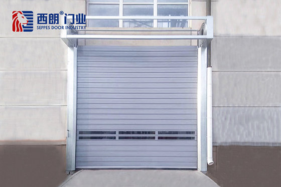 China factory High Quality Aluminum Fast Rolling Door Spiral Rapid Roll Doors higgh speed spiral doors