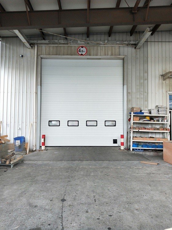 Industrial Automatic Overhead Steel Insulated Vertical Lifting Sliding Roll up Metal Sectional Garage Door