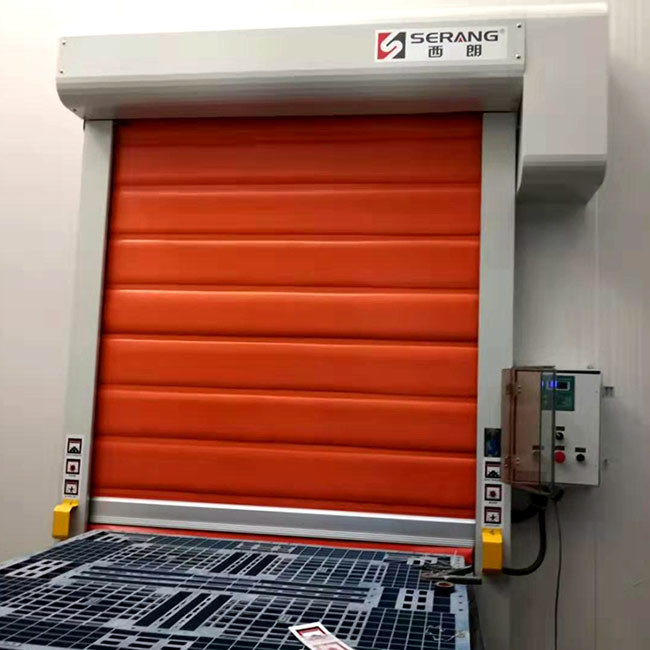 Cold Room Freezer Rapid Thermal Insulated High Speed Quick Action Roller Shutter Door for Cold Storage