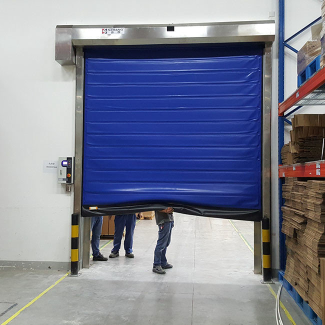 Cool Room Thermal Insulated High Speed Rapid Roller up Doors for Cold Storage