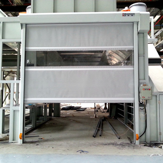 Industrial Automatic PVC Fabric Plastic Rapid Fast explosion proof High Speed  door