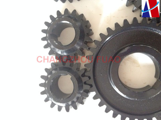 Diesel Engine Parts Starting Gear Black After NitridingTreatment SC45 Raw Material
