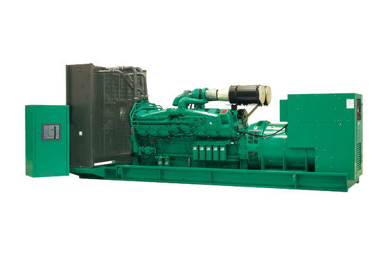Industrial 1675kva 1340kw Cummins Diesel Generator , Silent Running Diesel Generator Electric Start