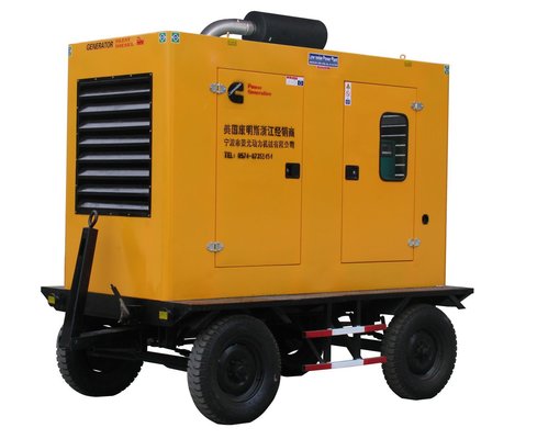 Industrial Mobile Portable Electricity Generator ,100kw Electric Portable Generator