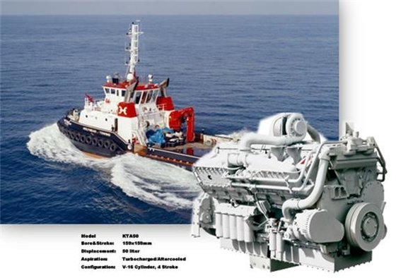 NTA855-M350 350HP Cummins Industrial Engines Heat Exchange Cooling Systom