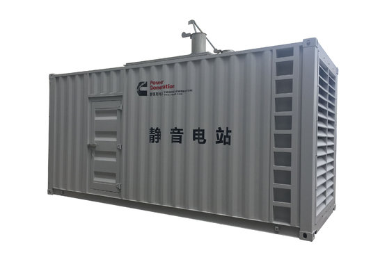 Electric Start Container Power Plant 50Hz With AC Three Phase