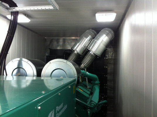 Hospital 728kw Container Diesel Generator 50Hz 400V With Low Failure Rate