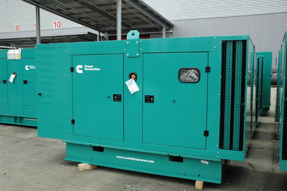 Low Noise Quiet Electric Generator , 125kva 100kw Diesel Silent Generator