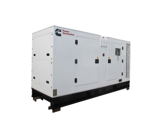 Brushless 181kva 145kw Electric Motor Generator Soundproof Canopy