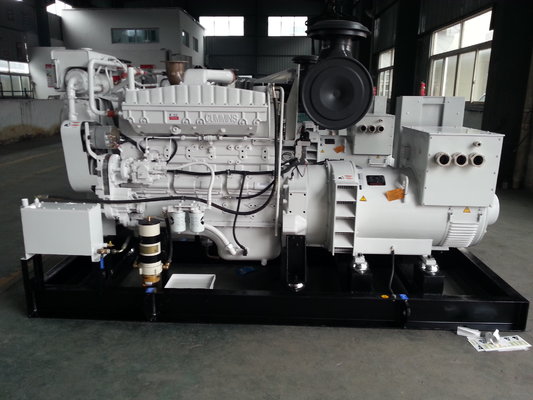 Super Silent 250kw Marine Diesel Generator , 6 Cylinder Marine Power Generation Stanford Alternator