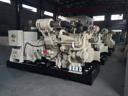 Open Style 600kw Marine Diesel Generator , Most Efficient Electric Generator