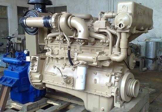 6 Cylinder Cummins Diesel Engine KTA19-M500 With Shaft And Propeller