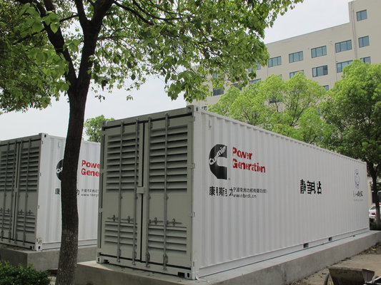 Silent Electric Container Diesel Generator 1500kva 1200kworiginal Cummins Power Generator