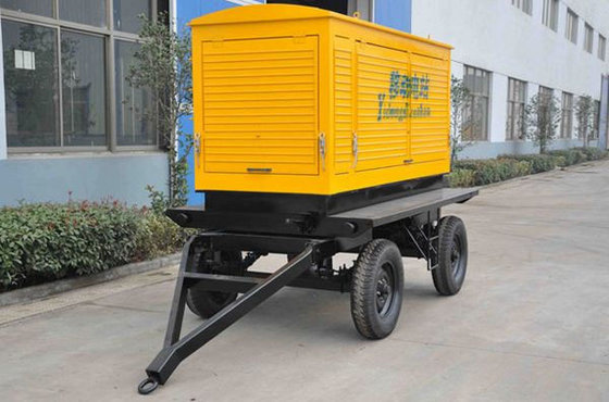 250kva 200kw Mobile Diesel Generator With Leaf Spring Suspension Structure Node