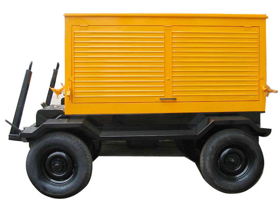 Silent Type Mobile Diesel Generator Trailer Mounted Low Fuel Consumption
