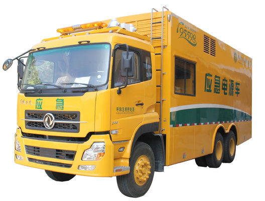 Soundproof 1000kva 800kw Mobile Power Plant With Single Bearing Air Cooling