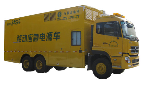 Soundproof 1000kva 800kw Mobile Power Plant With Single Bearing Air Cooling
