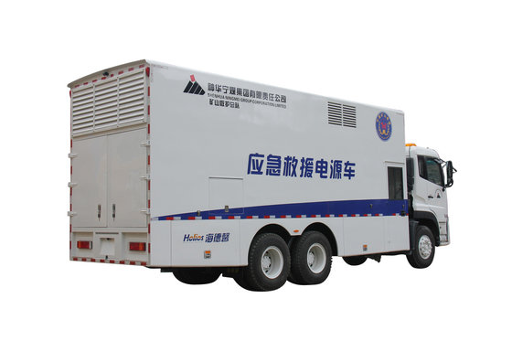 Sound Less High Power Mobile Power Plant , Truck Mounted Diesel Generator
