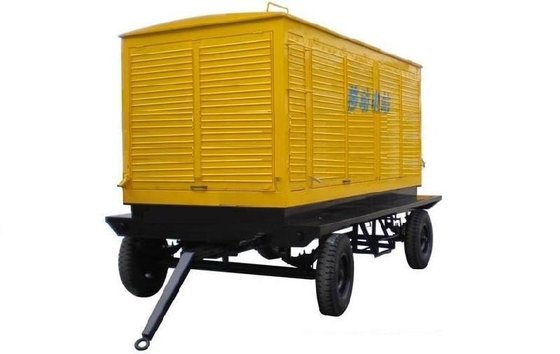 250kva 200kw Mobile Diesel Generator With Leaf Spring Suspension Structure Node