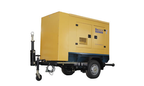 Soudless 72.5kva 58kw Mobile Diesel Generator Stamford Alternator With Cummins Engine
