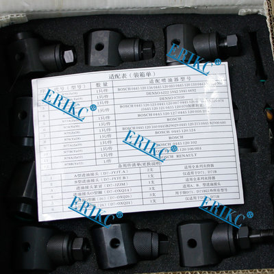 ERIKC fuel injector pump clamp tools conversion kits 12PCS injection automotive fixture repair tool