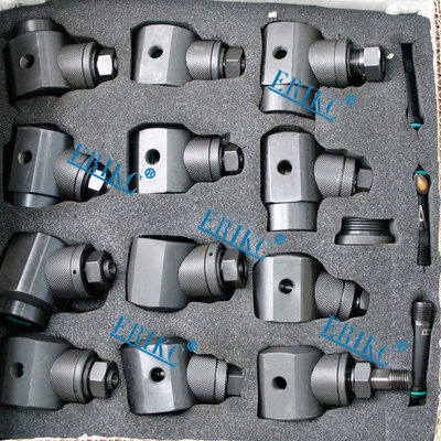 ERIKC fuel injector pump clamp tools conversion kits 12PCS injection automotive fixture repair tool