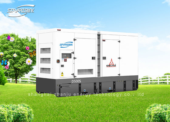 Water Cooled Low Noise Portable Generator High Capacity Fuel Double Tank