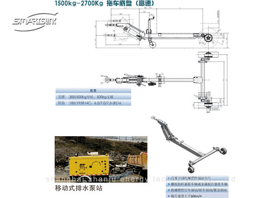 1500 rpm Mobile Diesel Generator Stamford Alternator with Cummins Engine
