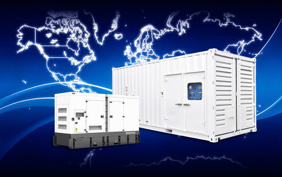 MTU Diesel Powered Generator , Silent Diesel Generator Set Small Volume