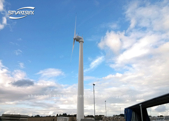 30 KW Wind Turbine Generator 3 Phase Monopole with Internal Ladder
