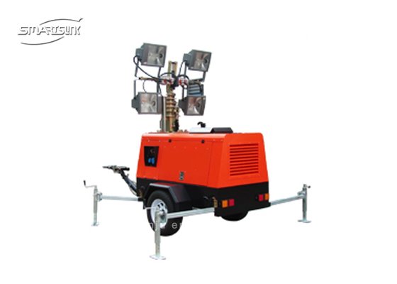 Key Start Mobile Tower Light 1500 RPM Super Silent Water Cooling
