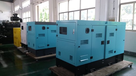 Silent Natual Gas Generating Sets Water Cooled With Multi Cylinder