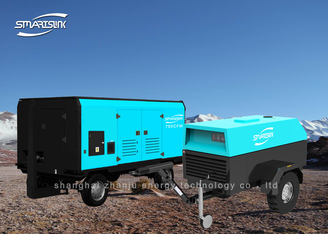 Truck Mounted Air Compressor Screw Type , Vehicle Air Compressor