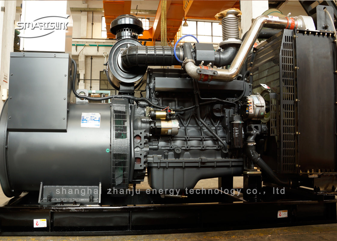 Open Type Brushless AC Generator Set , Standby Diesel Generator ISO Standard