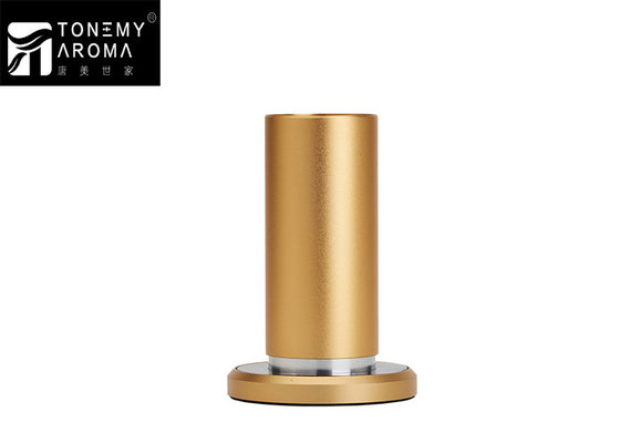 Mini Gold Color Electrical Room Scent Machine 120ml Oil / Aluminum Material
