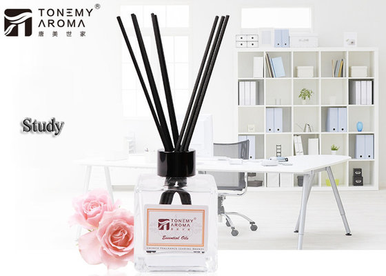 Tabletop Ornament Essential Oil Reed Diffuser Gift Set 120ml With Rattan Sticks