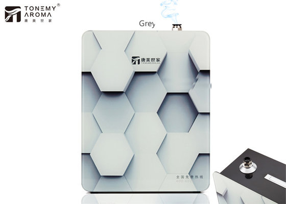 Black Tempered Glass Front Panel Scent Diffuser Machine With Import Long - Life Pump For Large Area