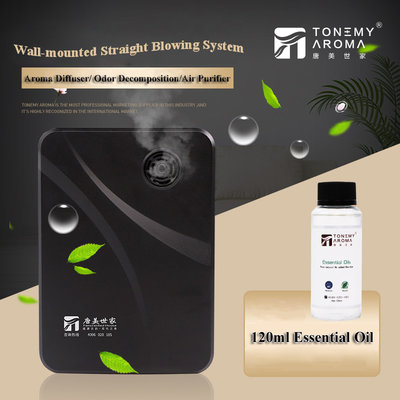 0.85KG Strain Blowing Fan Fragrance Diffuser Machine Desktop / Wall - Mounted With 200ML Bottle