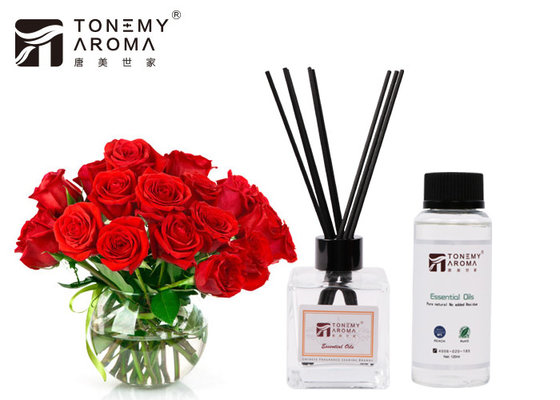 120ml Glass Bottle Essential Oil Reed Diffuser / High Fragrance Reed Diffuser Gift Set