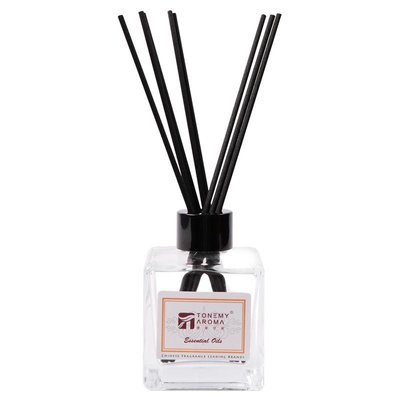 Decorative Room Office Natural Reed Diffuser 120ml With Rattan Reed Sticks