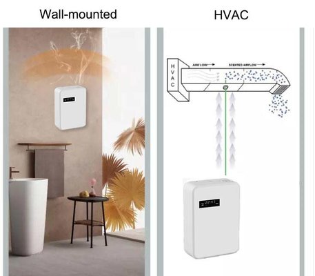 12V Electric Essential Oil Home Fragrance Machine For 300CBM White Color