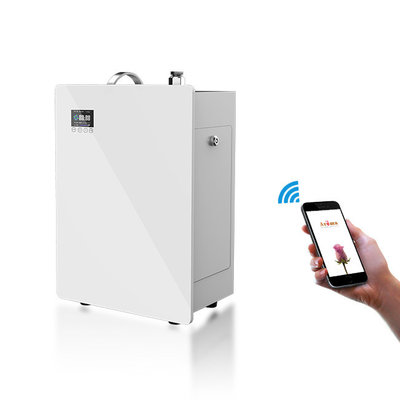 Low Noise Black Metal HVAC Scent Machine , Fragrance Delivery Systems