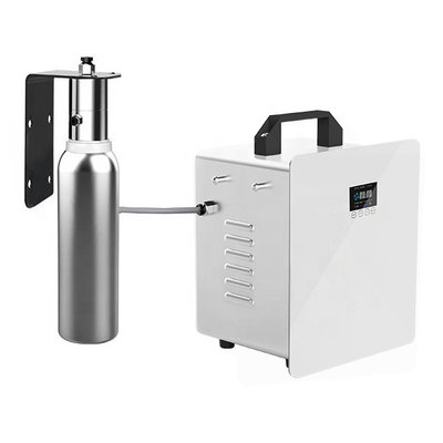 HVAC White Metal Coverage Commerial Eessential Oil Diffuser Machine With 1000ML Bottle For Large Area