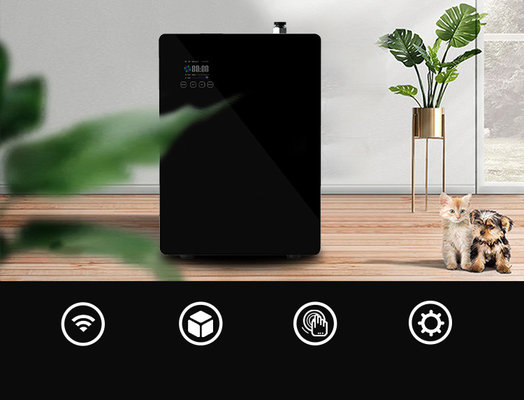 Straight Blowing HVAC Commercial Essential Oil Diffuser With WIFI/LCD Screen Touch Control