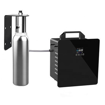 Black Metal Scent Diffuser Machine For Large Area / Hotel Air Freshener Systems