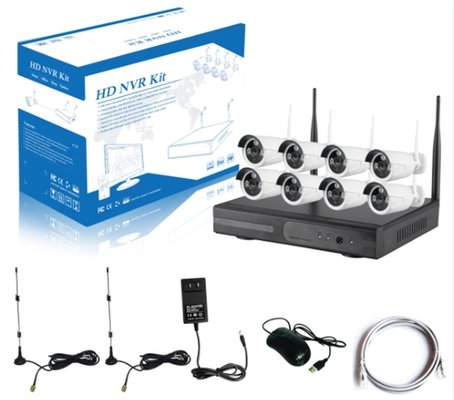 DIGICAM CCTV 8CH Wireless NVR KIT 1.0MP 1.3MP 2.0MP WiFi IP Camera Kit