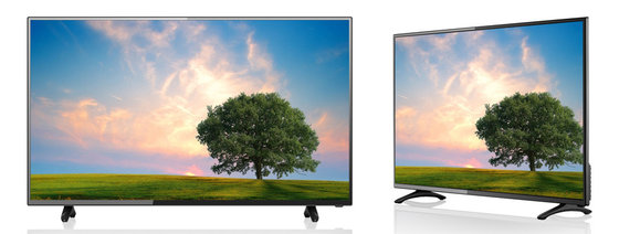 49 Inch High Brightness LED TV DVB - S2 Wide Viewing Angle Backlight