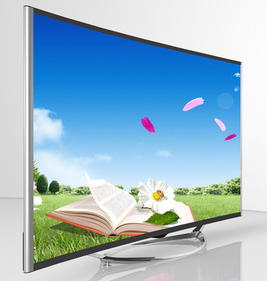 Ultra Thin Curved LED TV 55" , DLED 4K 3D Curved TV Wide Viewing Angle