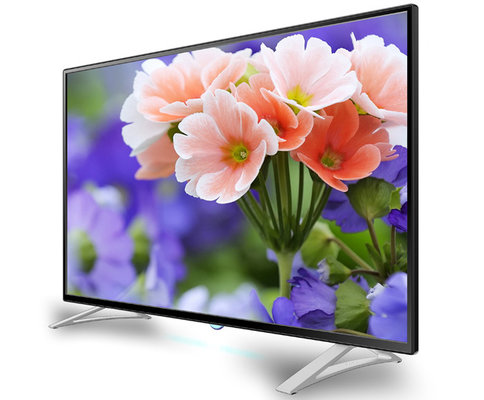 55" UHD flat screen anti glare led tv ultra slim Low consumption black color
